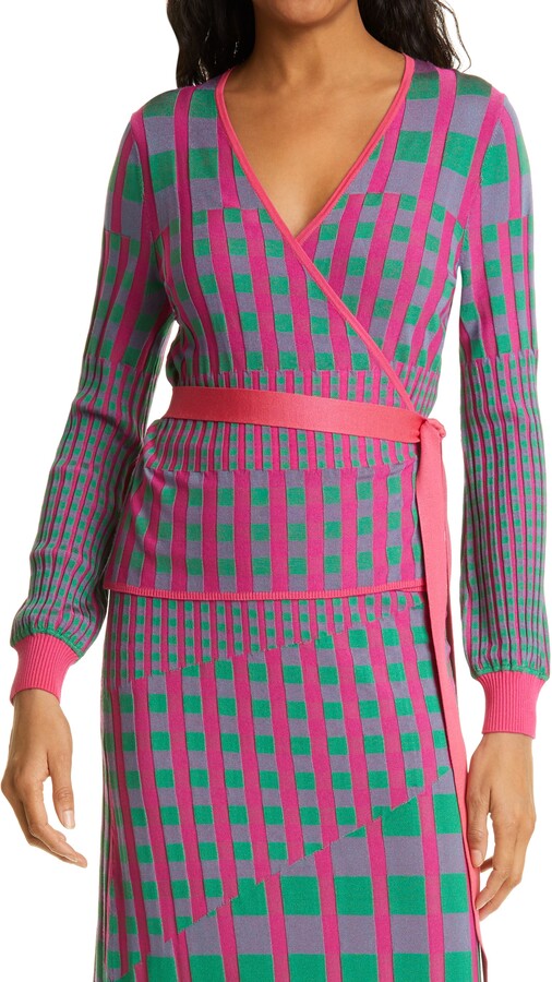 Diane von Furstenberg Emily Wrap Sweater - ShopStyle