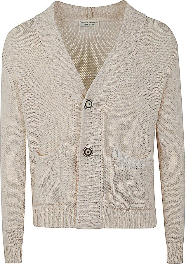 Filippo De Laurentiis Two Buttons Cardigan - ShopStyle