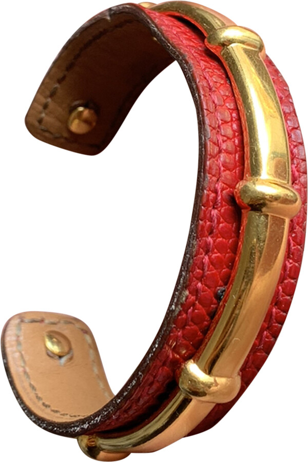 Hermes Leather bracelet - ShopStyle