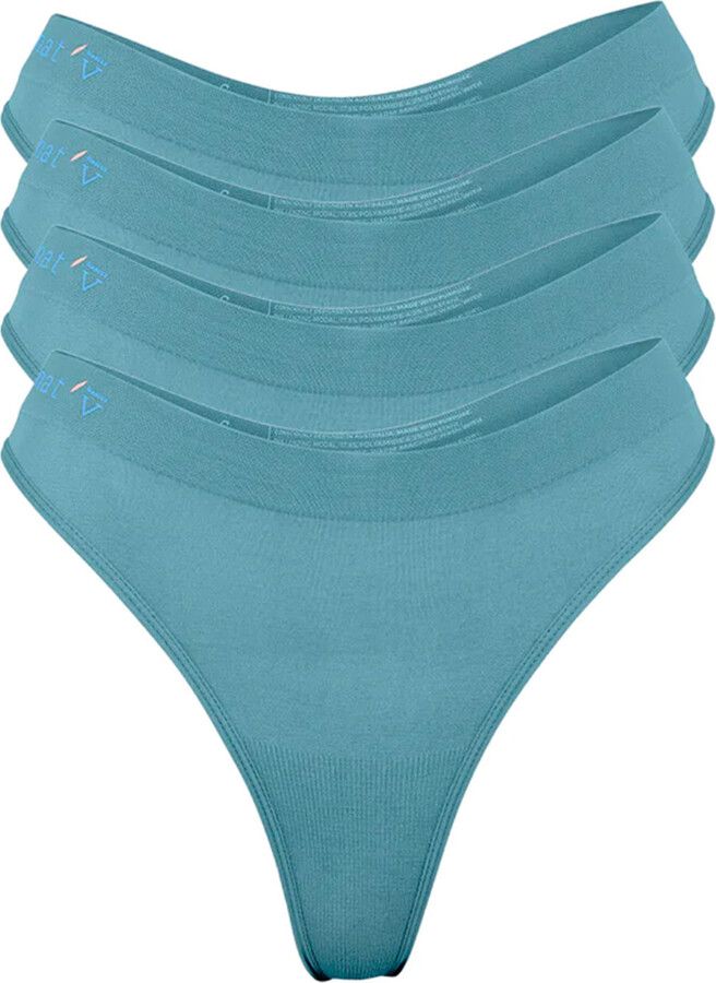 Natv Basics Cheeky G Set Of Four In Blue - ShopStyle Panties