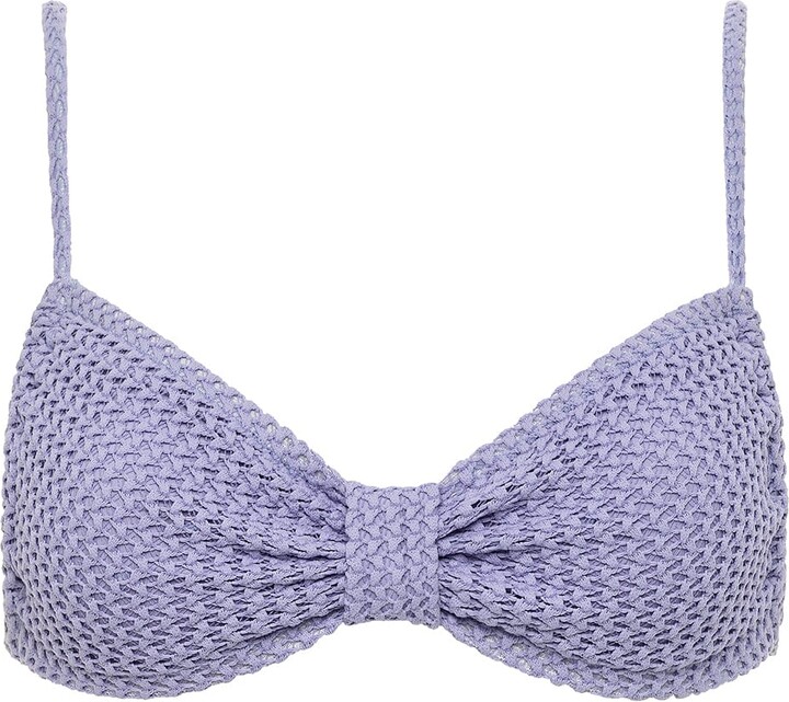 Montce Swim Pink / Purple Lavender Crochet Devin Bikini Top - ShopStyle