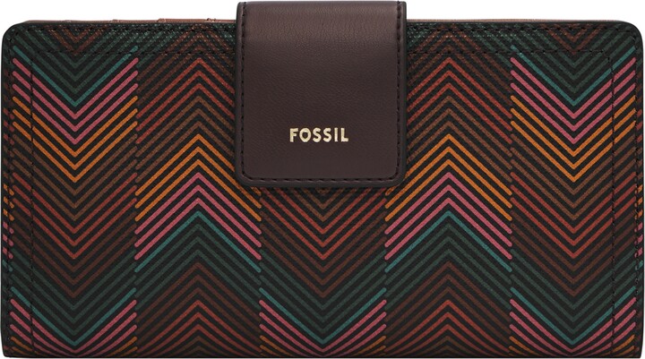 Fossil Logan Coated Fabric Tab Clutch Wallet - ShopStyle