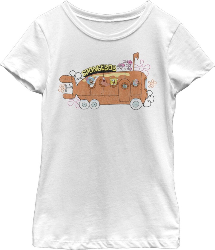 Nickelodeon Girl's SpongeBob SquarePants Bikini Bottom Bus Characters ...