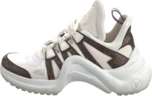 Louis Vuitton Monogram Leather Chunky Sneakers - ShopStyle