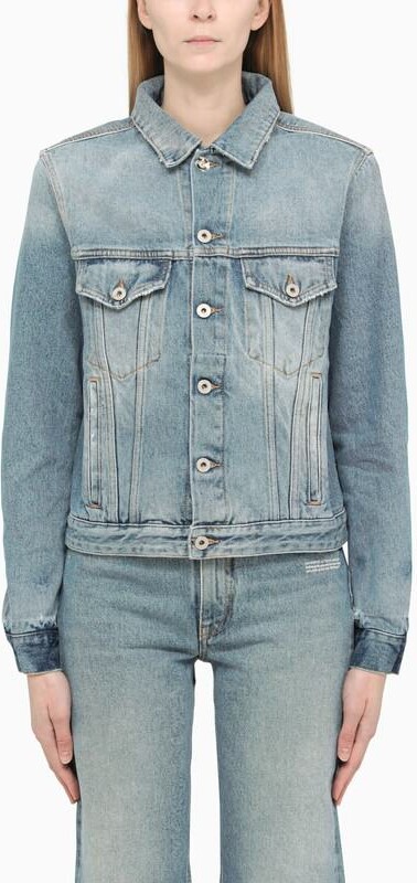 Off-White denim jacket - ShopStyle