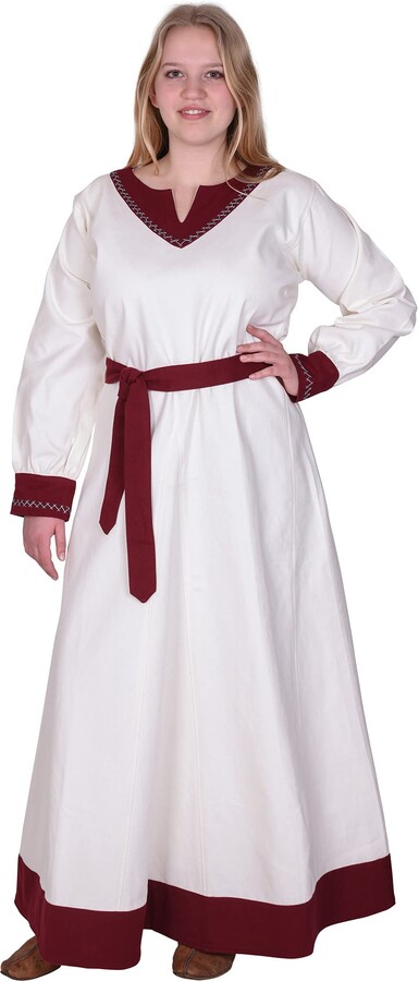 Battle Merchant Battle-Merchant Jona - Ladies Medieval Dress with Belt ...
