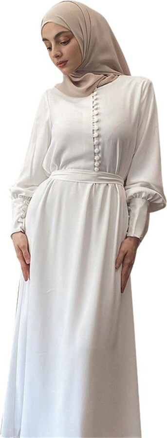 KBOPLEMQ Prayer Clothing for Women Muslim Dress Islamic Clothing - One ...