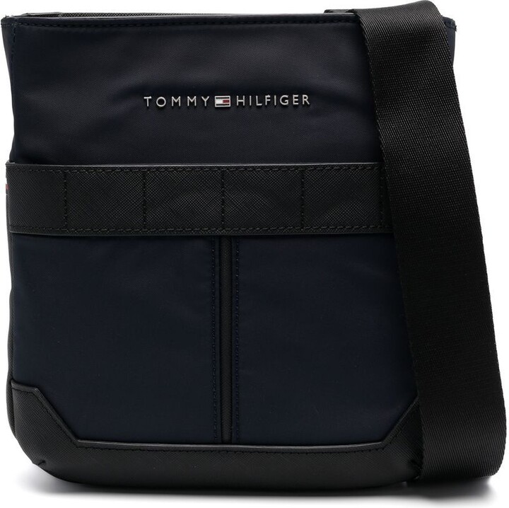 Tommy Hilfiger Logo-Plaque Messenger Bag - ShopStyle