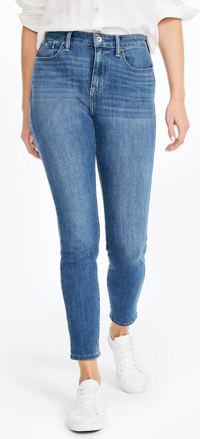 Nautica True Flex High-Rise Curvy Fit Skinny Denim - ShopStyle