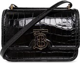 Burberry Logo Plaque Embossed Shoulder Bag - ShopStyle