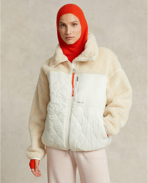 RLX Hybrid High-Pile & Ripstop-Panel Jacket - ShopStyle