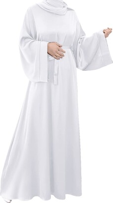 IBTOM CASTLE Women Muslim Abaya Dress Dubai Burka Modest Islamic Robe ...