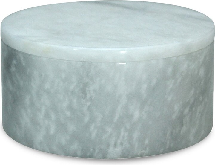 Marble Crafter Eirenne 5" Marble Polished Finish Circular Box - ShopStyle