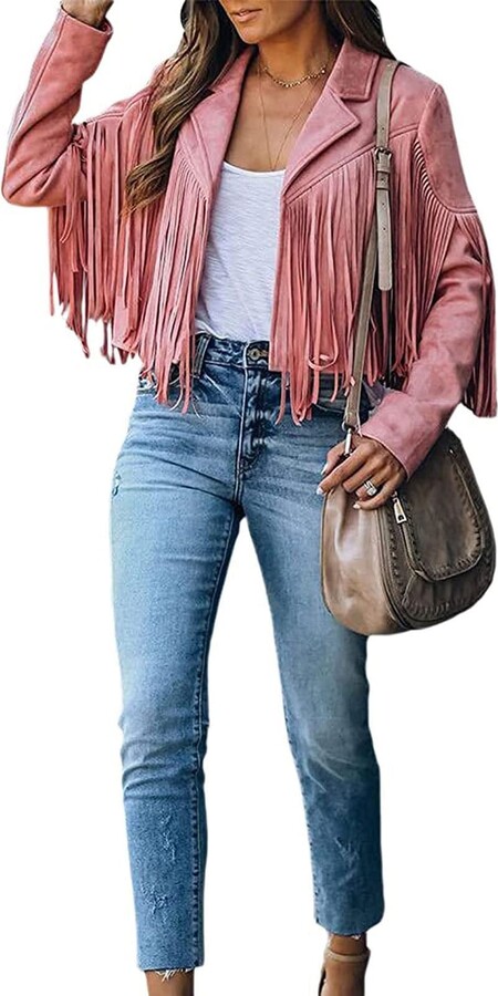 Hebezn Tassel Jackets for Women - ShopStyle