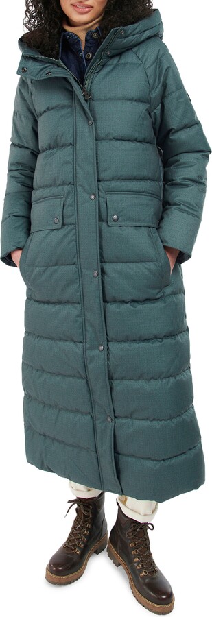 Barbour Roseroot Quilted Longline Puffer Jacket - ShopStyle