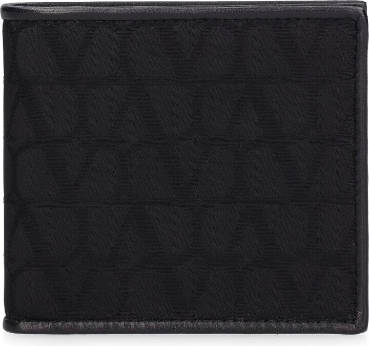 Valentino Garavani Toile Iconographe bifold wallet - ShopStyle