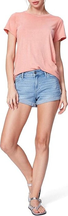 Paige Jimmy Jimmy Shorts w/ Raw Cuff in Belle Women's Shorts Belle : 32 ...