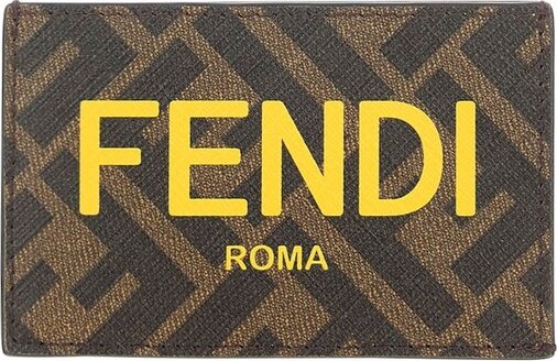 Fendi Monogram Logo Printed Cardholder - ShopStyle Bag Accessories