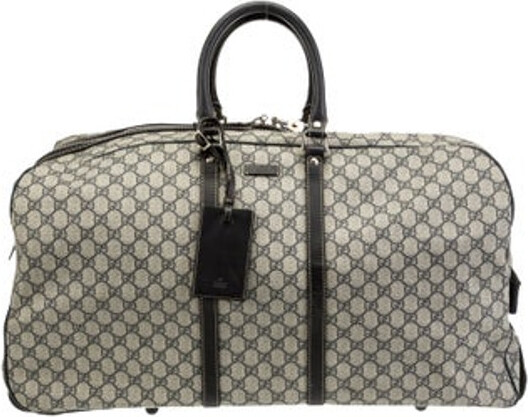 Gucci GG Plus Monogram Large Carry On Duffle Trolley Bag - ShopStyle