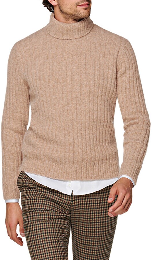 Suitsupply Rib Men's Turtleneck Sweater - ShopStyle