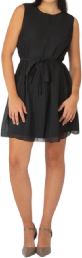 Dex Keyhole Back Dress In Black - ShopStyle