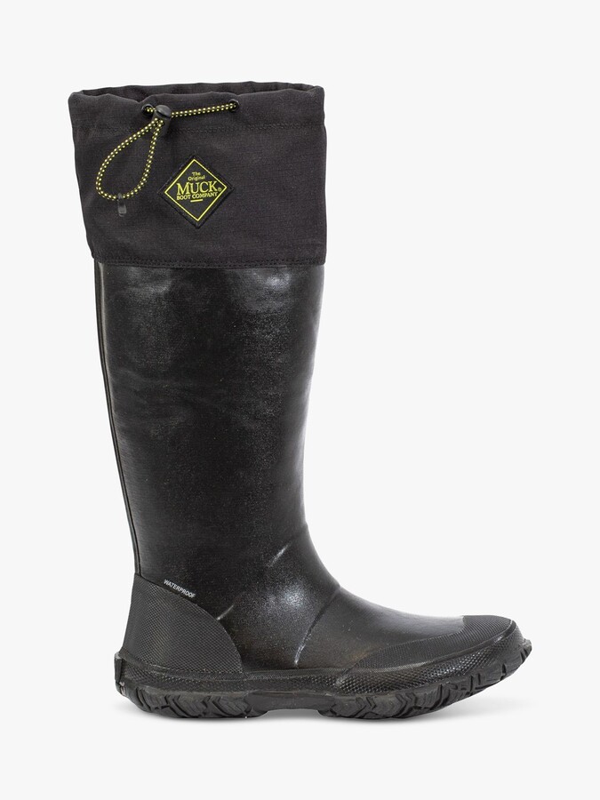 Muck Forager Unisex Tall Wellington Boots, Black - ShopStyle