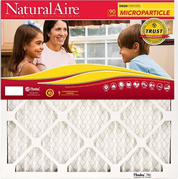 Natural Ice NaturalAire 12 in. W X 24 in. H X 1 in. D Synthetic 10 MERV ...