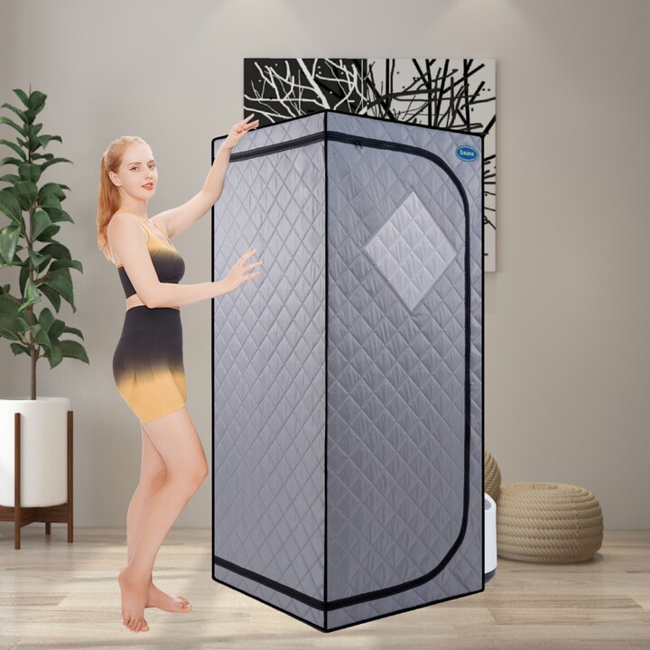 Simplie Fun Portable Full Body Steam Sauna Tent with Remote, Foldable ...