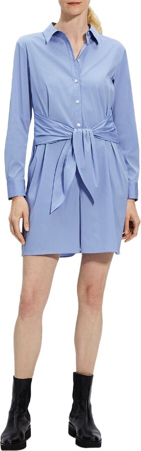 Theory Tie Waist Romper - ShopStyle