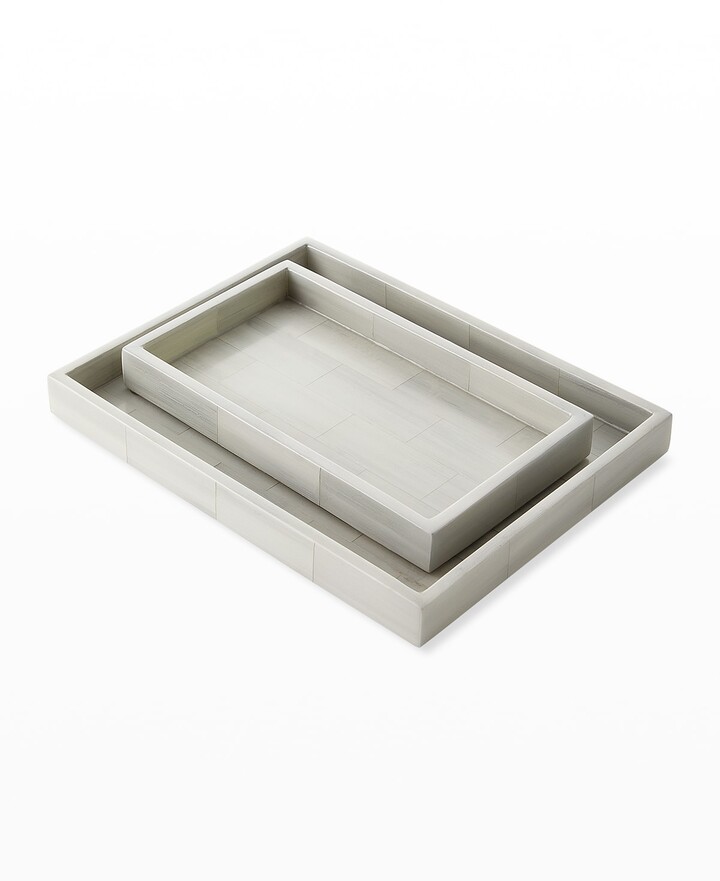 Pigeon and Poodle Arles Nested Trays, Set Of 2 - ShopStyle Bath Accessories