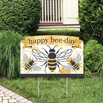 Big Dot of Happiness Little Bumblebee - Bee Birthday Party Yard Sign ...