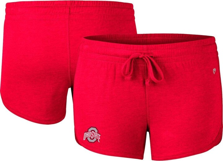 Colosseum Women's Heather Scarlet Ohio State Buckeyes Simone Core ...