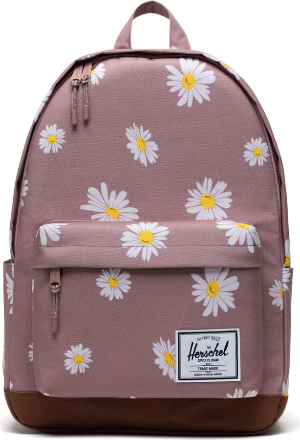Herschel Classic XL Leather Ash Rose Daisy Backpack - ShopStyle