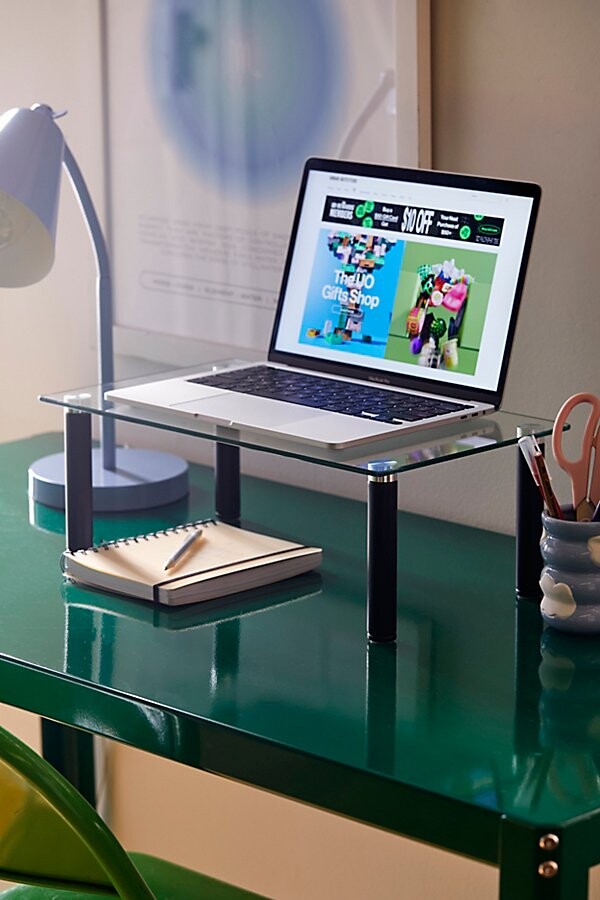 mDesign Glass Laptop Riser - ShopStyle Drinkware & Bar Tools