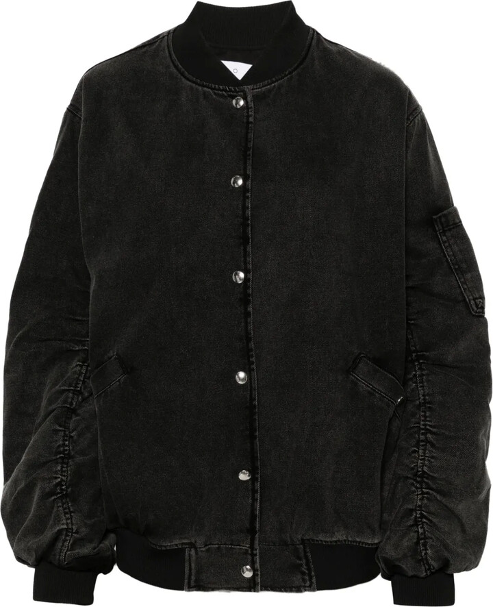 IRO Denim Bomber Jacket - ShopStyle
