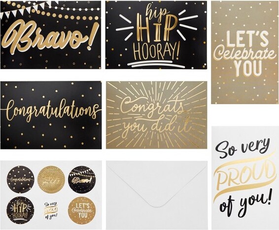 Paper Junkie 24 Pack Blank Congratulations Graduation Good Luck ...