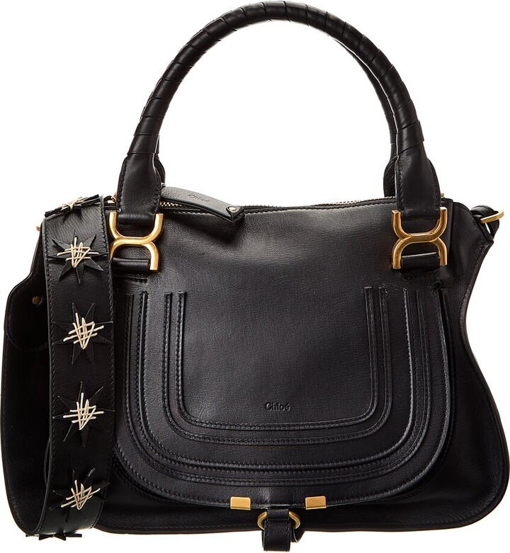Chloé Marcie Double Carry Leather Satchel - ShopStyle