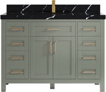 Willow Collections Cambridge 48 In. W X 22 In. D Single Sink Bathroom ...