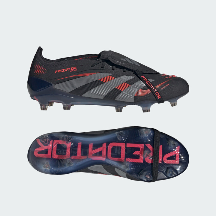 adidas Predator Elite Fold-Over Tongue Firm Ground Cleats Core Black 5 ...
