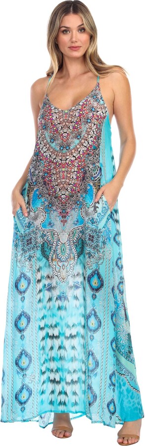 La Moda Clothing Storm T-Back Maxi Dress - ShopStyle Swimsuit Coverups