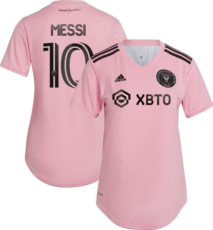 adidas Women's Lionel Messi Pink Inter Miami CF 2023 The Heart Beat Kit ...