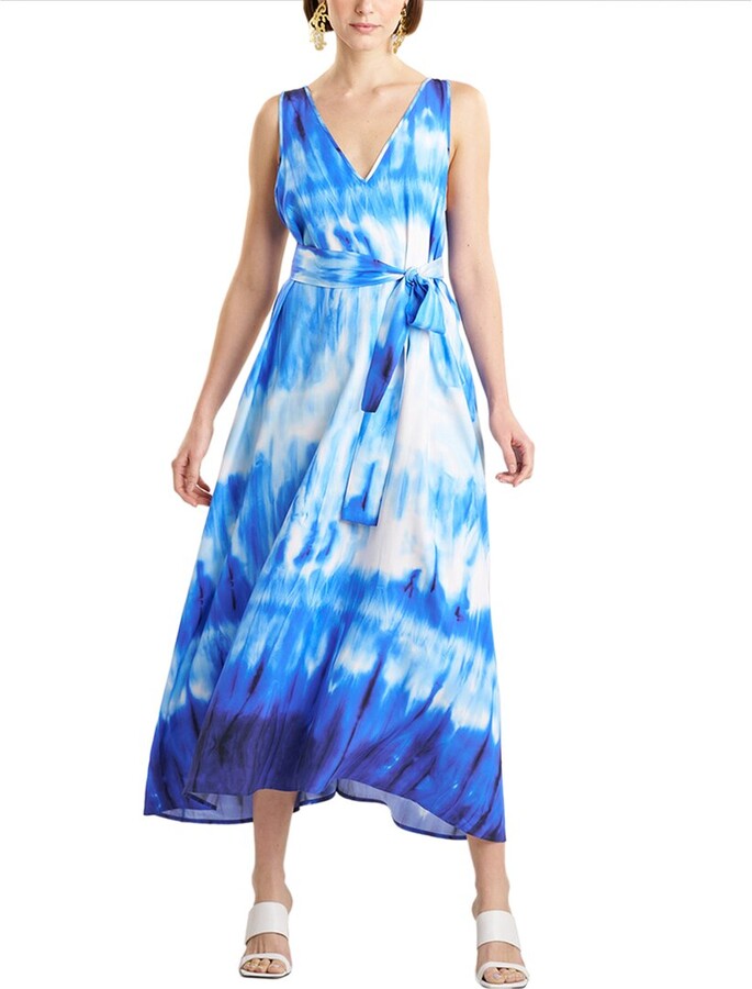 Natori Trapeze Tank Silk-Blend Dress - ShopStyle