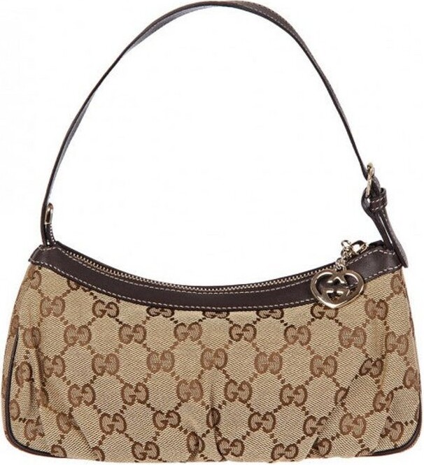 Gucci GG Heart Logo Shoulder Bag - ShopStyle