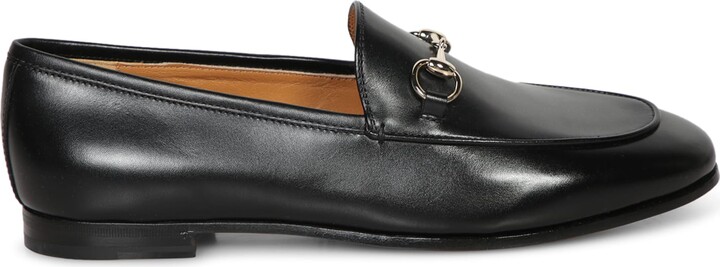 Gucci Jordan Leather Loafers In Black - ShopStyle