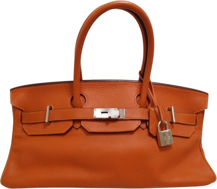 Hermes Birkin 40 Orange Bag - ShopStyle