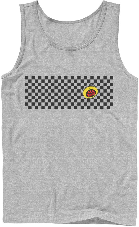 Nickelodeon Men's All That Left Chest Logo Paneled Checkers Graphic ...