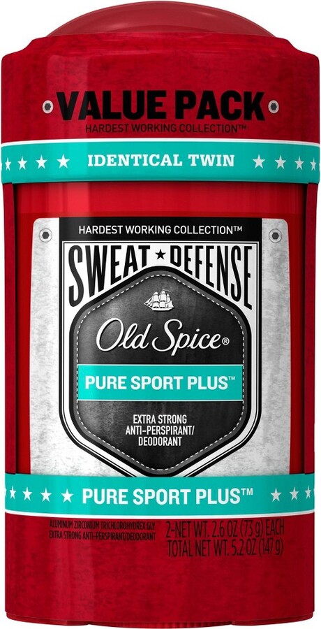 Old Spice Hardest Working Collection Sweat Defense Antiperspirant ...