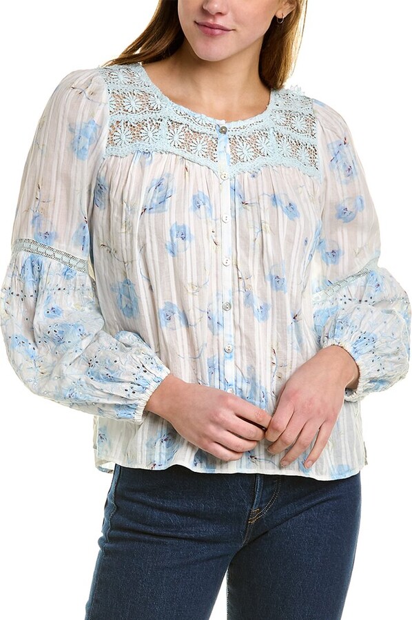 LoveShackFancy Lillith Blouse - ShopStyle Tops