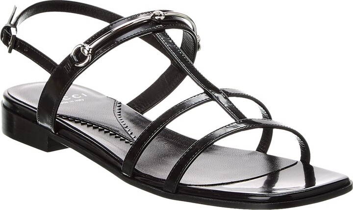 Gucci Slim Horsebit Leather Sandal - ShopStyle