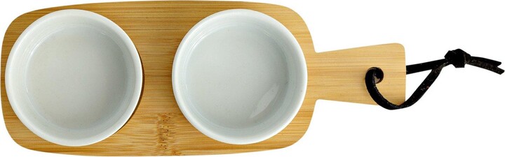 Hestia Tapas Set - 2 x Ceramic Dish and Tray - ShopStyle